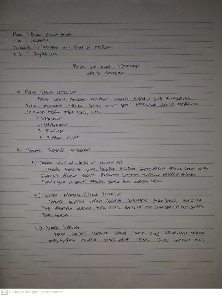 Resume Proses Dan Teknik Administrasi Raihan - 1 | PDF