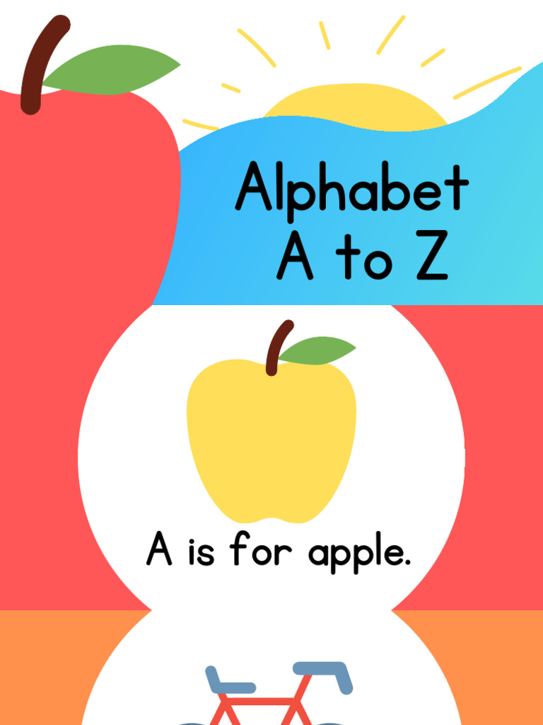 Colorful Alphabet Learning | PDF