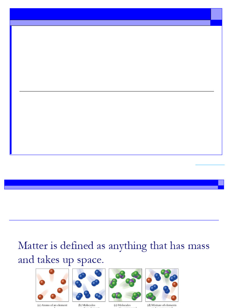 Lecture 2 - Classification of Matter | PDF | Chemical Substances | Mixture