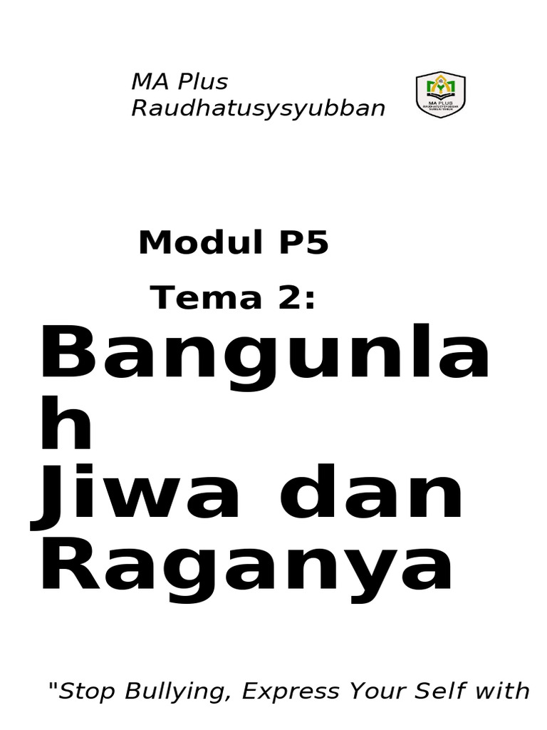 Modul Ajar Bangunlah Jiwa Dan Raganya - Salin | PDF