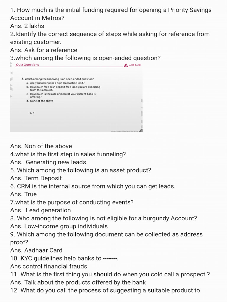 Sample Questions For Exam | PDF