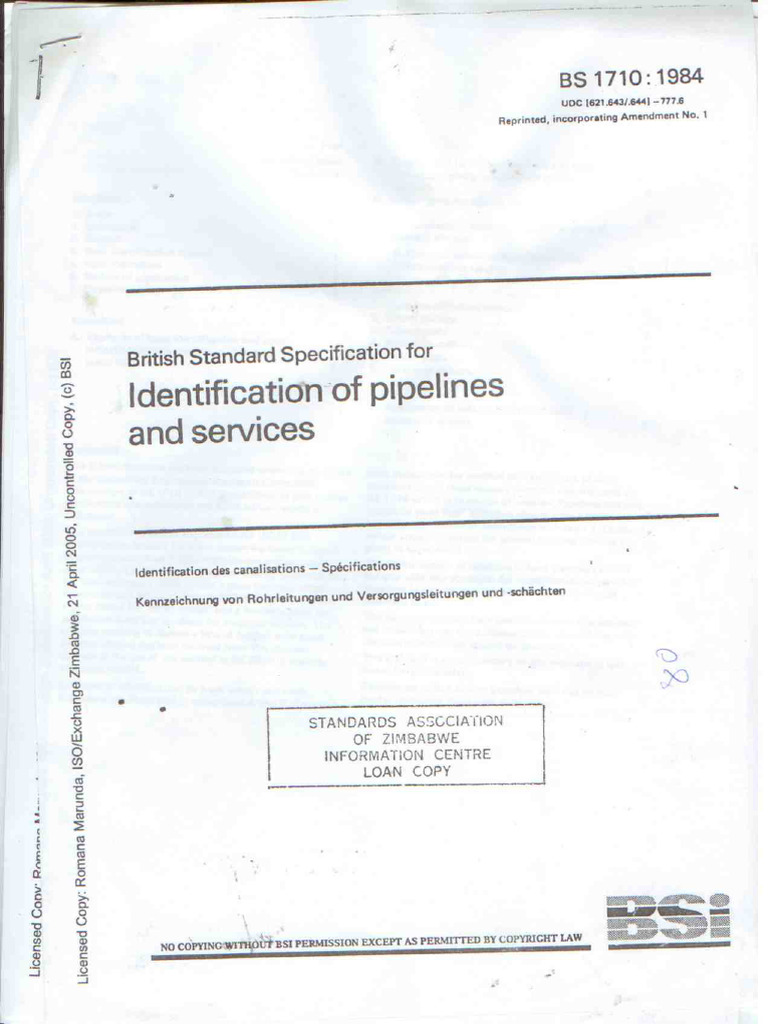 BS Colour Codes | PDF