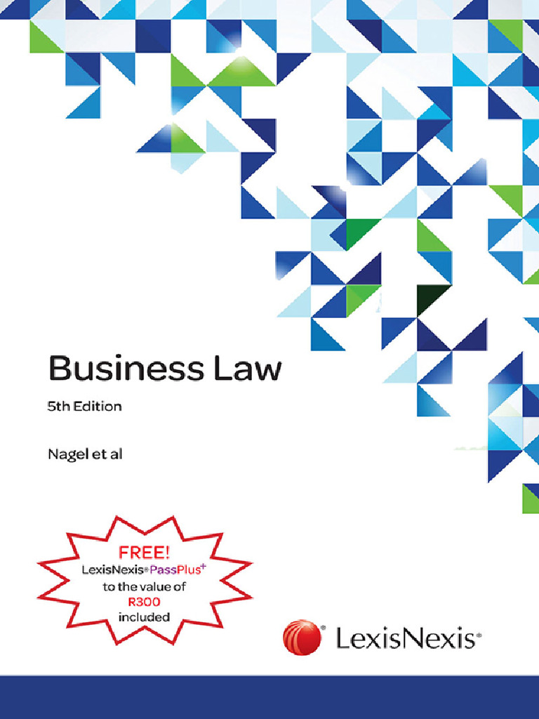 Business Law 5th Edition - LexisNexis | PDF | Law Of Obligations ...