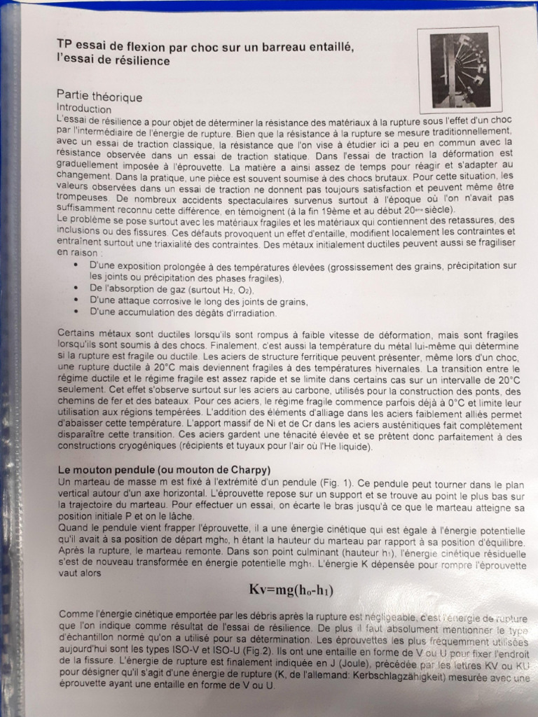 Tp2 Matériaux | PDF