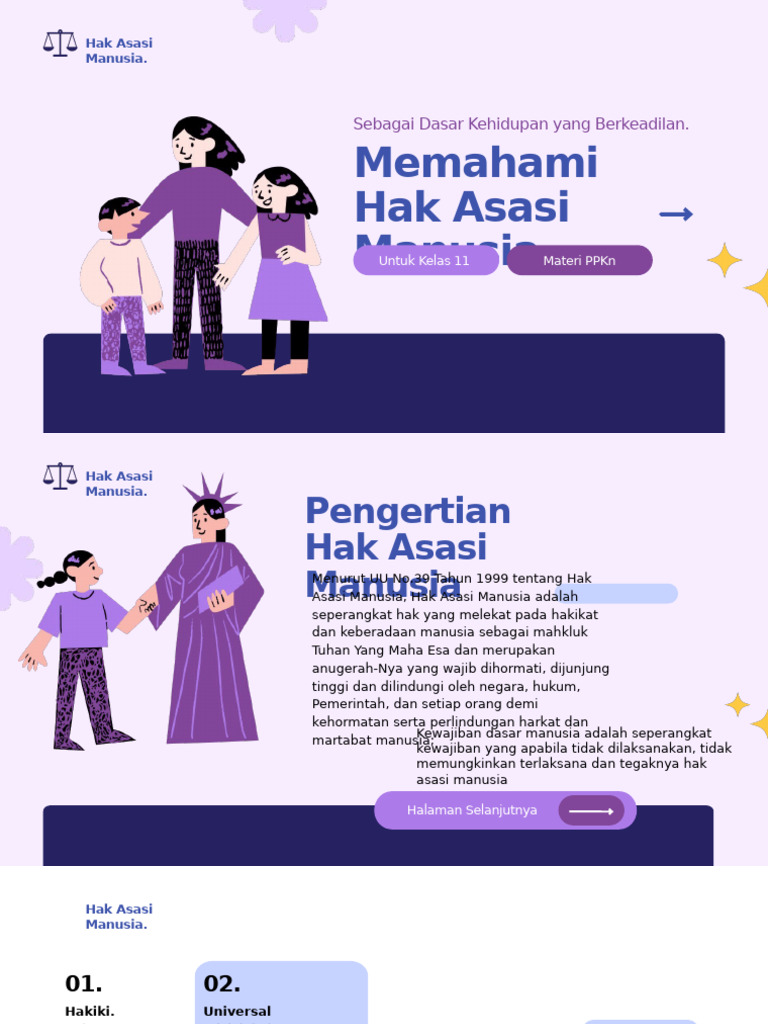 Gambar dan Penjelasan Hak Asasi Manusia | PDF