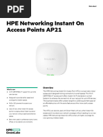 Aruba AP-535 Wi-Fi 6 Datasheet | PDF | Wi Fi | Computer Network
