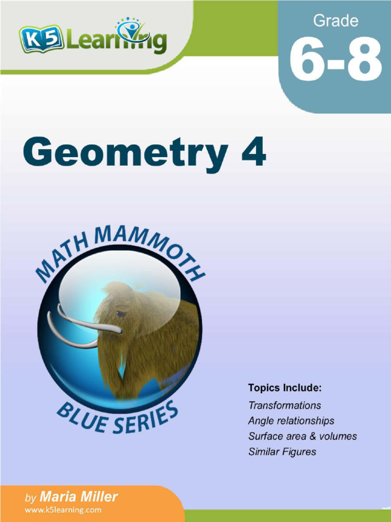 k5 Learning Geometry 4 Workbook | PDF | Shape | Perpendicular