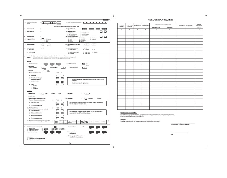 Kartu Status Peserta KB Okk 2023 | PDF