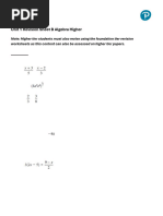 Maths Genie - A Level Revision - Algebraic Expressions Questions | PDF ...