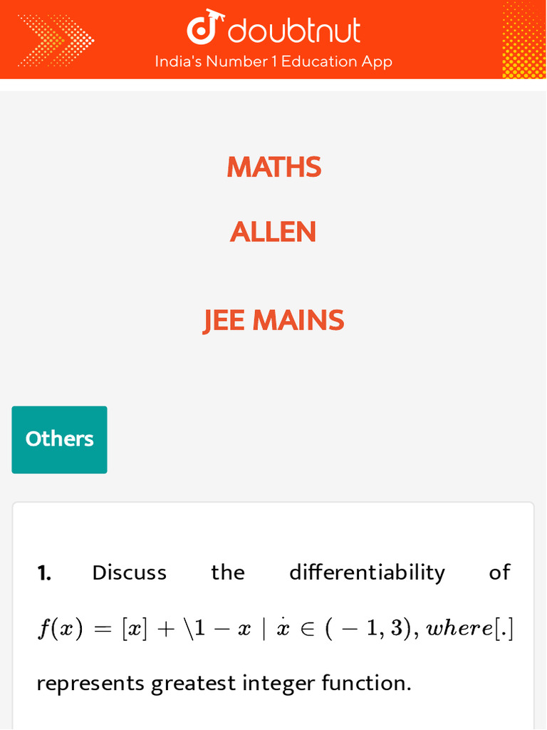 37256 Books Doubtnut Question Bank | PDF