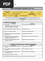 Annexure j1 Assessment Form Pre Moderation | PDF | Bias | Cognition