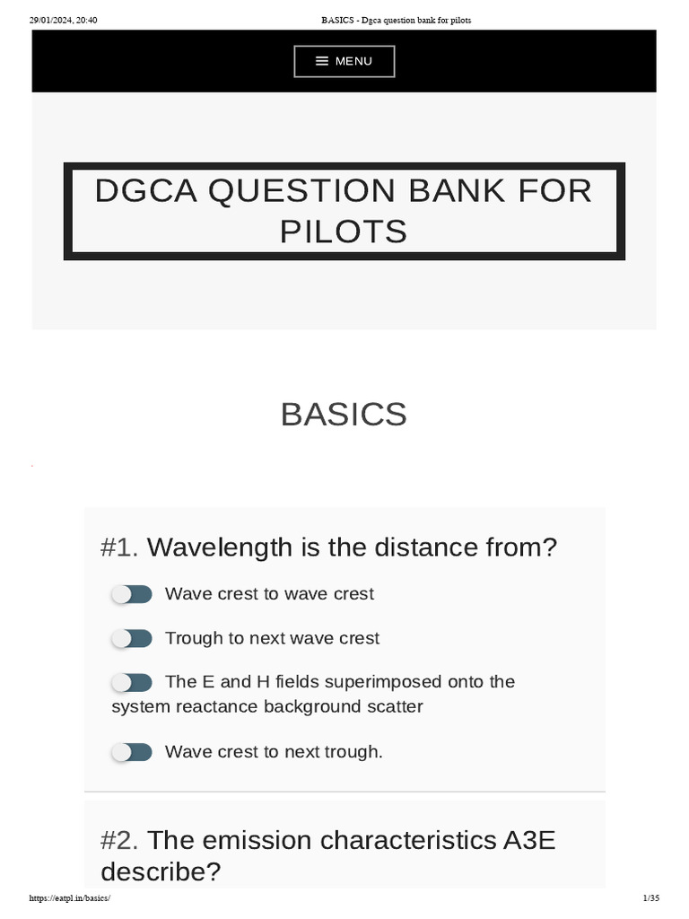 Radio Basics and Propagation QB | PDF | Antenna (Radio) | High Frequency
