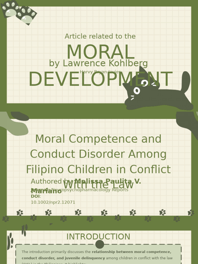 Moral Competence in Filipino Delinquents | PDF | Juvenile Delinquency ...