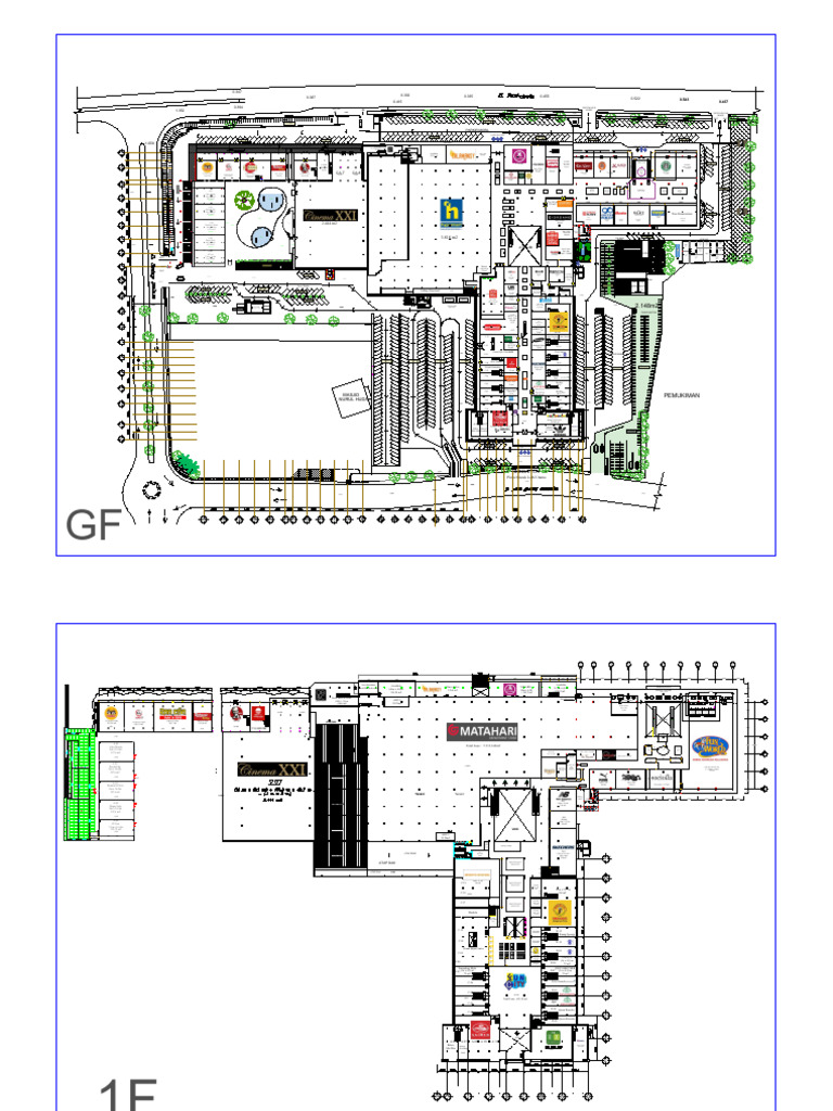Layout Mall Eksisting | PDF