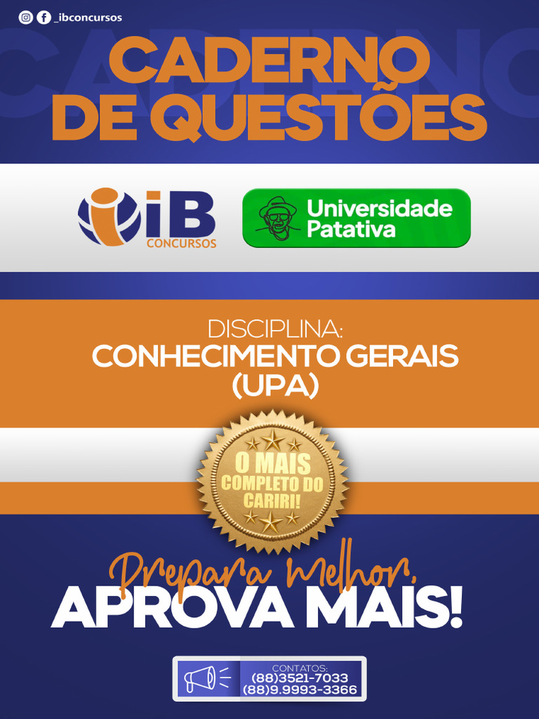 Prova Conhecimentos Gerais Farias Brito 2025 - Upa (Tarde) | PDF | Ucrânia | Rússia