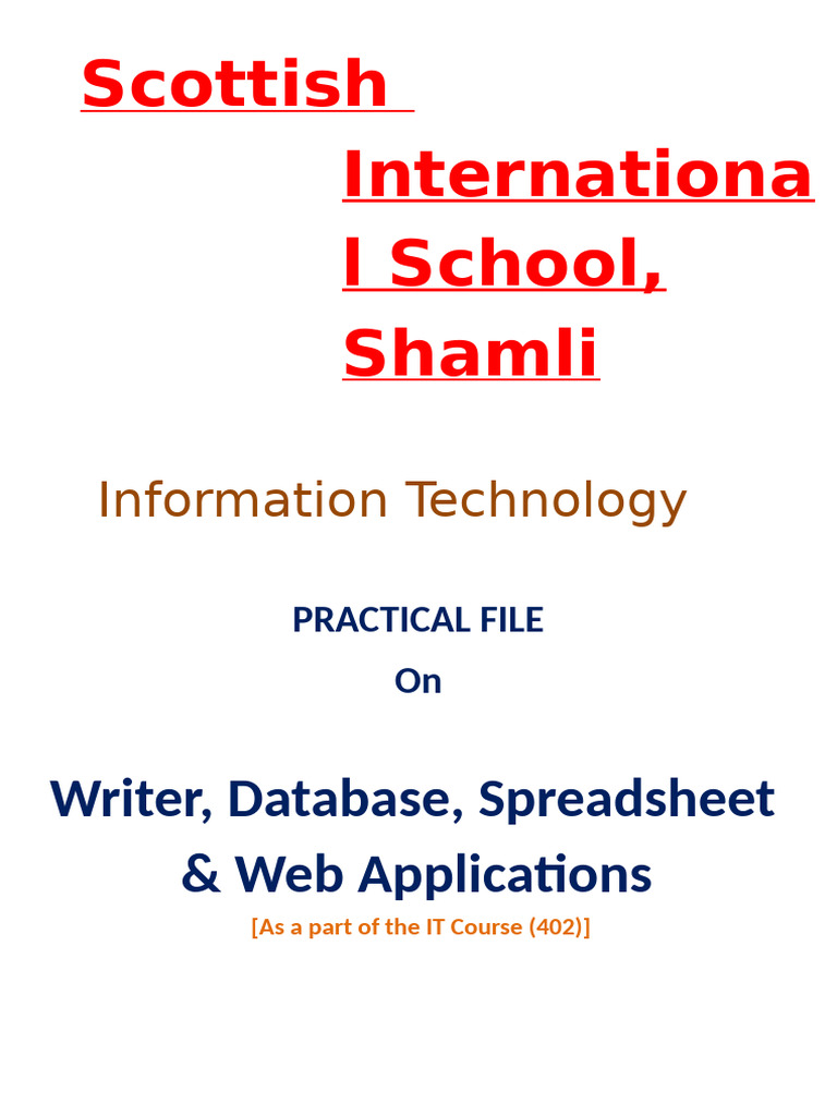 Class X IT Practical File Questions 2023 1 1-Merged | PDF | Gmail | Mobile App