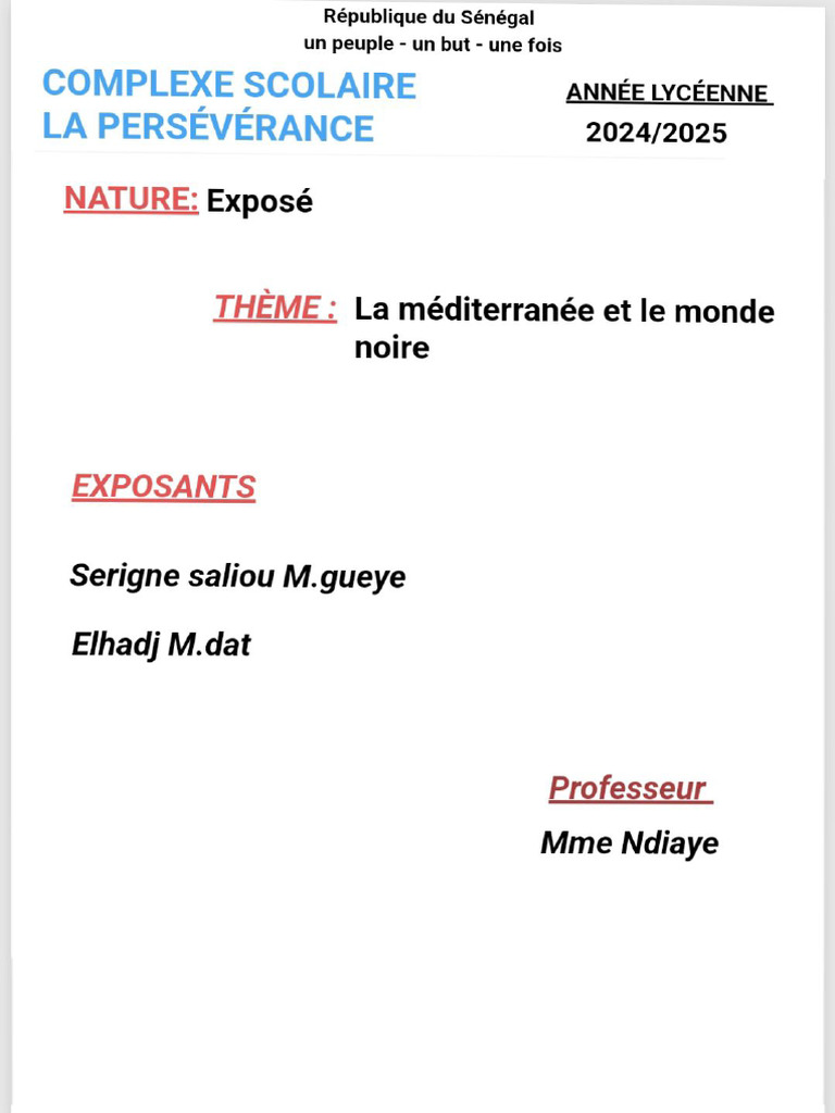 Exposé Histoire 2ND | PDF