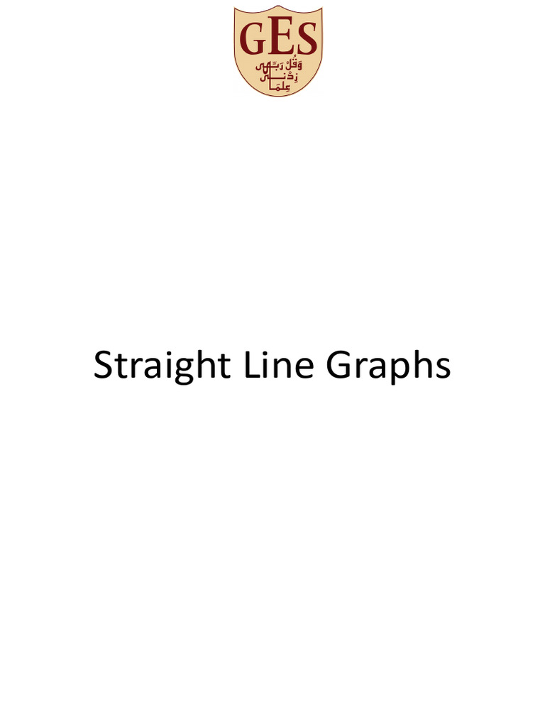 Drawing Straight Line Graphs by Completing A Table | PDF | Graph Theory ...