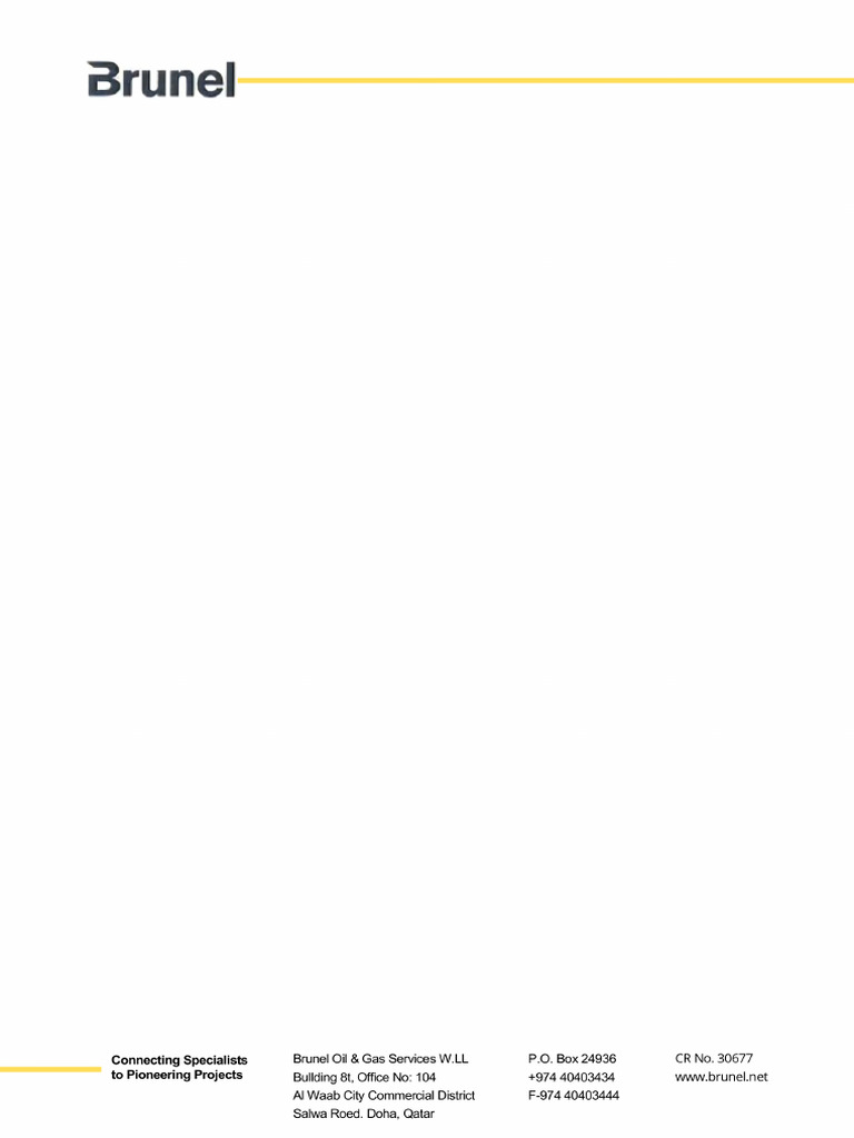 Brunel Oil & Gas Services W | PDF