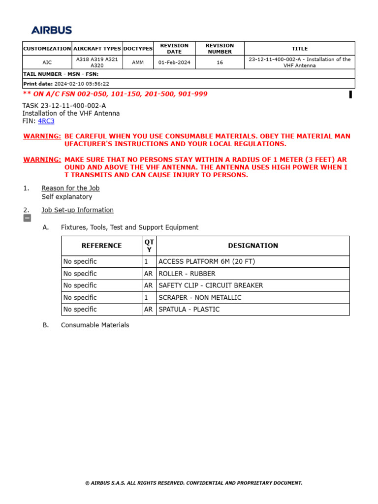 AIC - A318 - A319 - A320 - A321 - AMM - 01-Feb-2024 - 23-12-11-400-002 ...