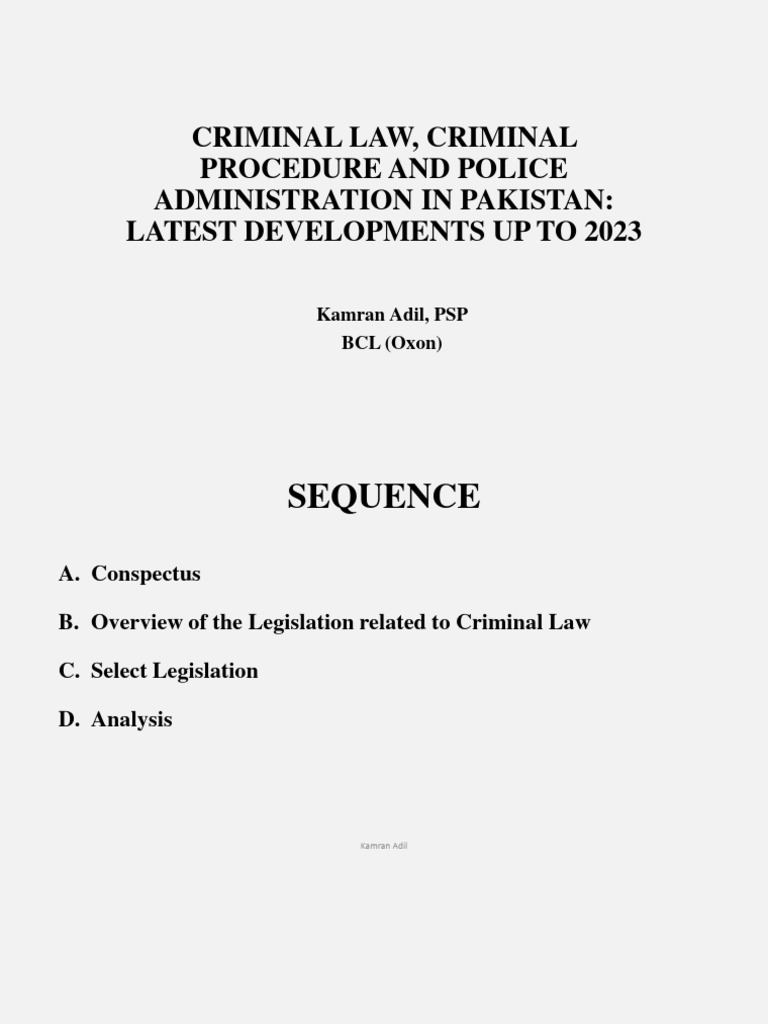 Criminal Law Criminal Procedure and Poli | PDF | Alternative Dispute ...