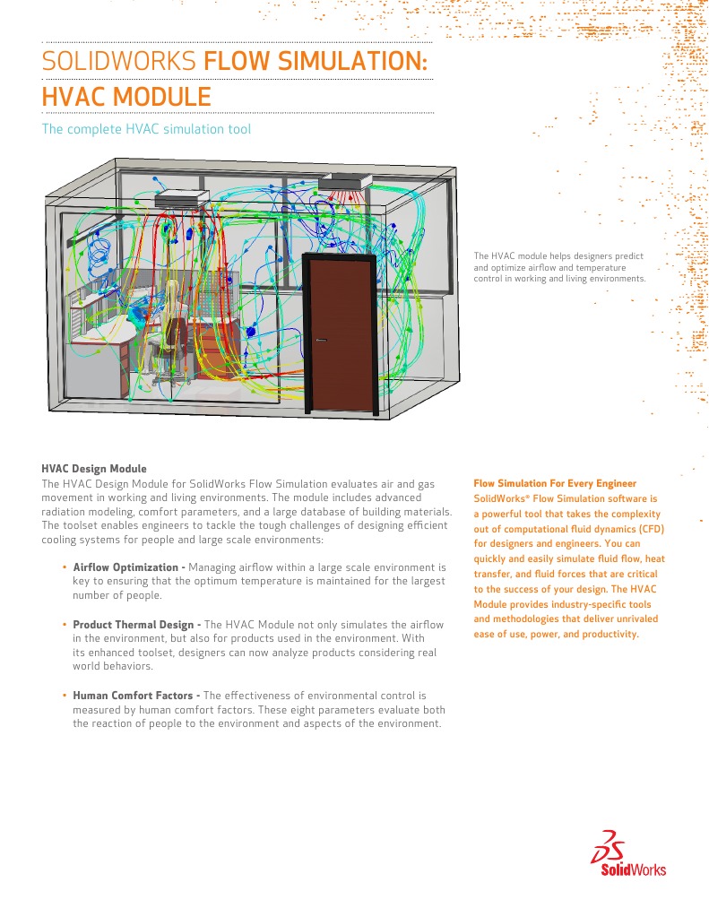 Ds Sim Flow Hvac | Hvac | Simulation