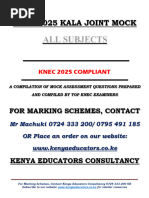 Kcse 2022 Mathematics Paper 2 Marking Scheme | PDF | Student Assessment ...