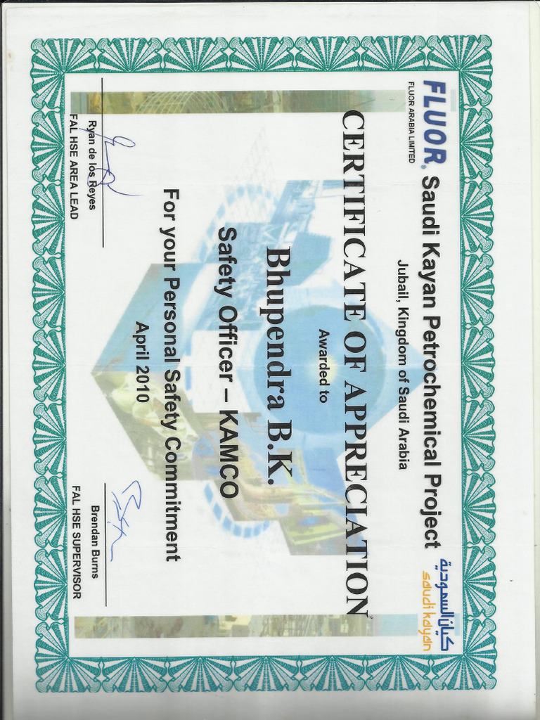 Bhupendra Safety 1 | PDF