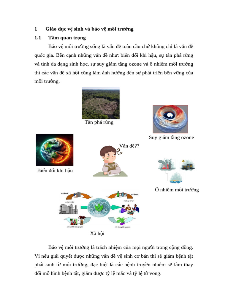 NGUYỄN THỊ PHƯƠNG NGA Giáo Dục Vệ Sinh Và Bảo Vệ Môi Trường 1111 | PDF
