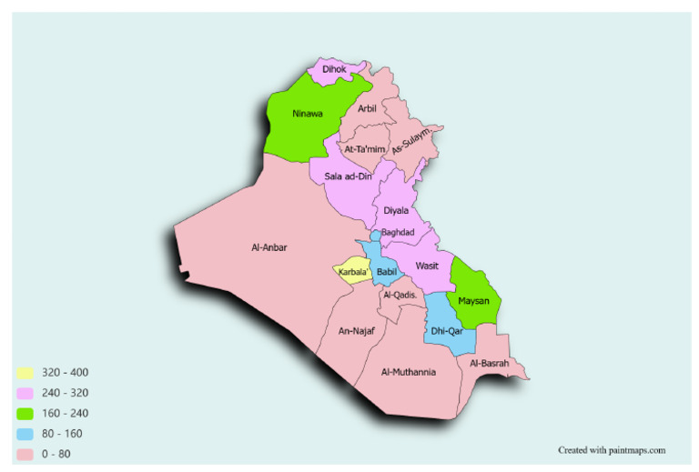 Iraq Map Chart | PDF