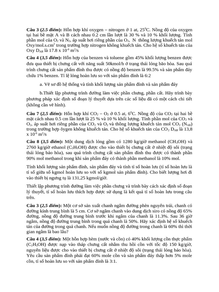 Bai Tap Tong Hop | PDF