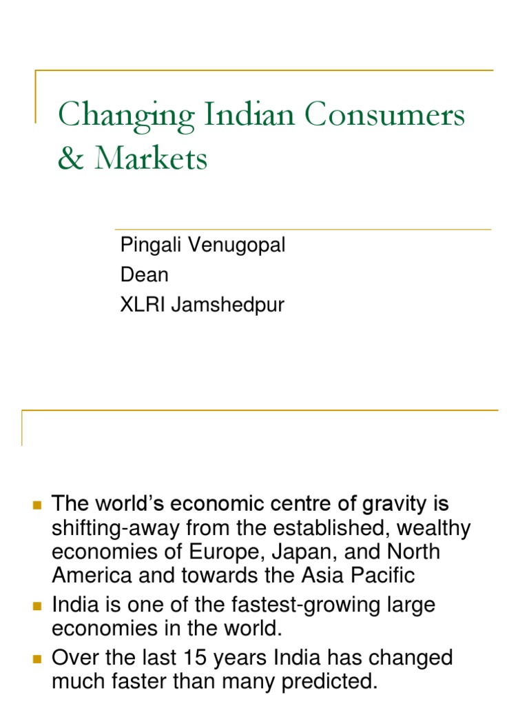 Changing Indian Consumer | PDF | Consumerism | Retail