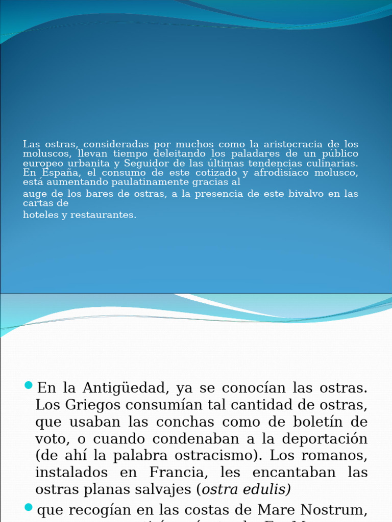 Guía completa para disfrutar ostras | PDF | ostra | Moluscos