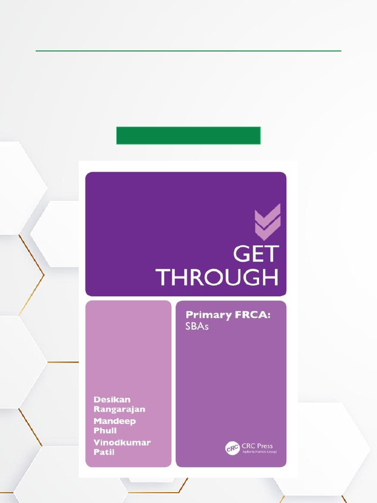 Quick Download Get Through Primary FRCA SBAs - 1st Edition Extended ...