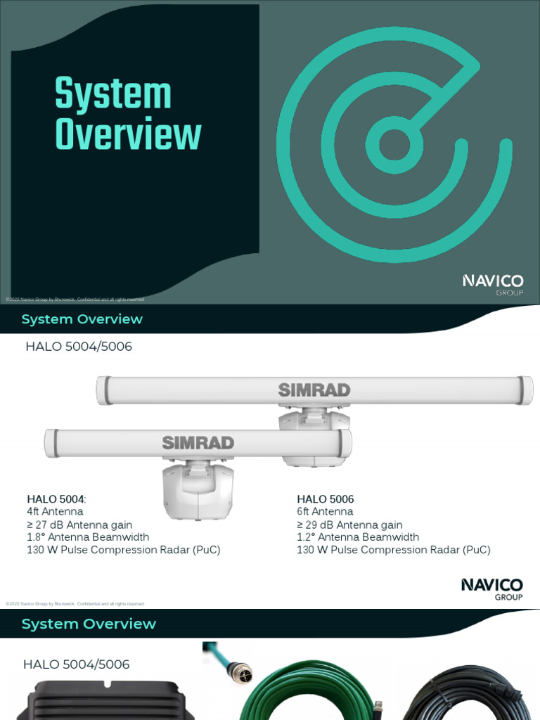 HALO 5000 Radar System Overview | PDF | Usb | Computer Network