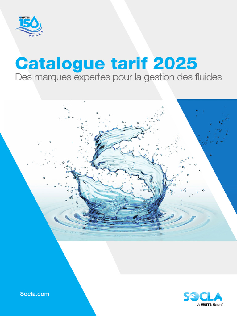 Catalogue tarif 2025 - SOCLA | PDF