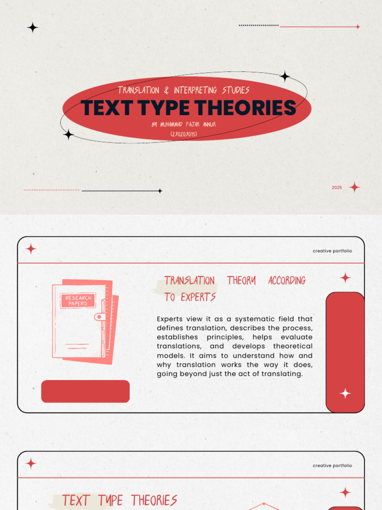 Text Type Theories - 20250509 - 074621 - 0000 | PDF | Translations ...