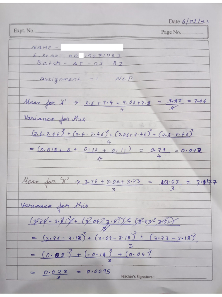 NLP assignment | PDF