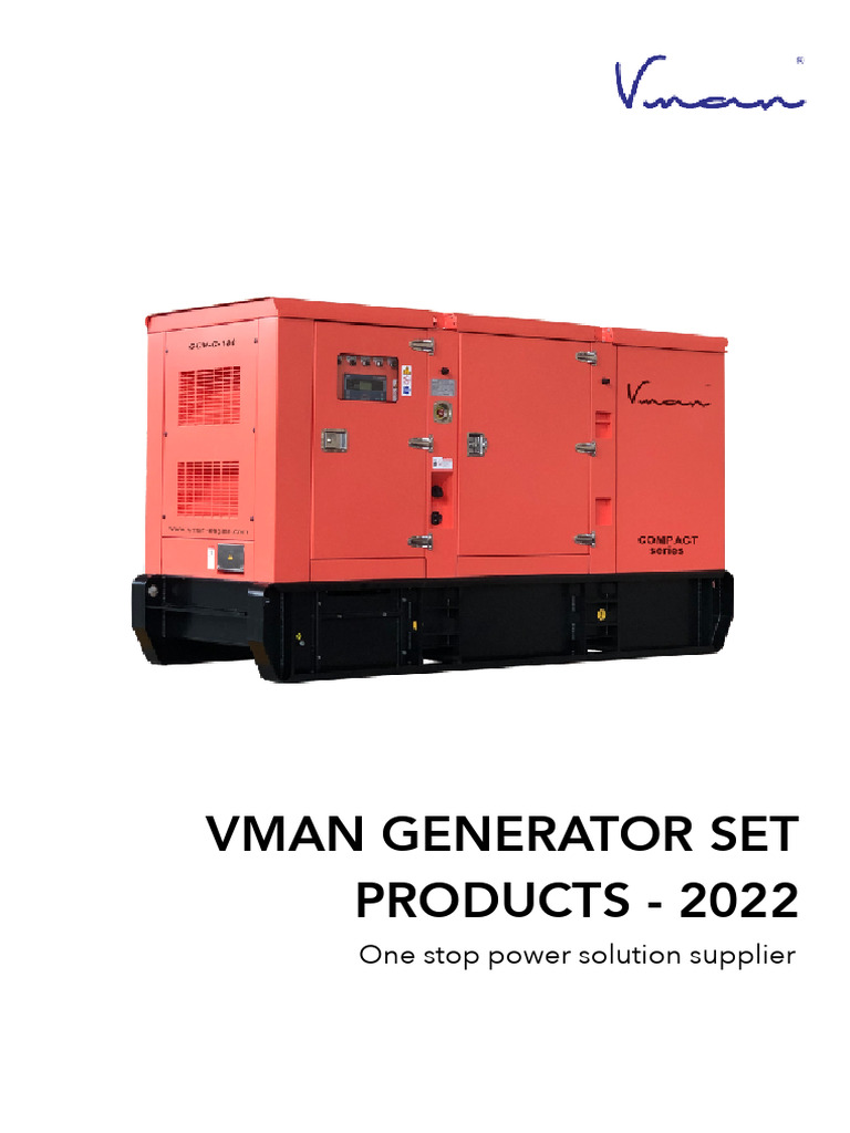 VMAN Generator Catalogue | PDF | Brand