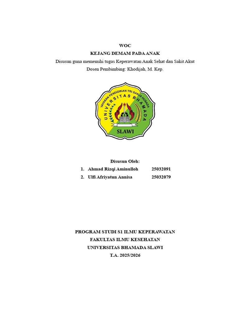 Woc Kejang Demam | PDF