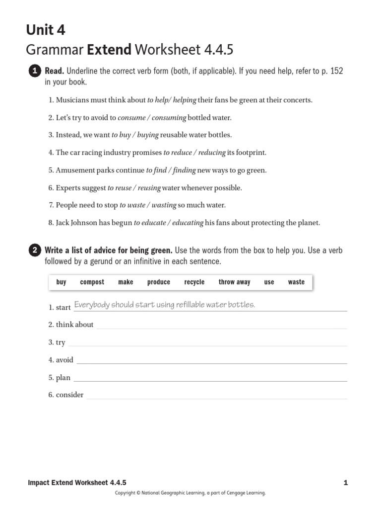 Owi l04 U04 05 Worksheet | PDF