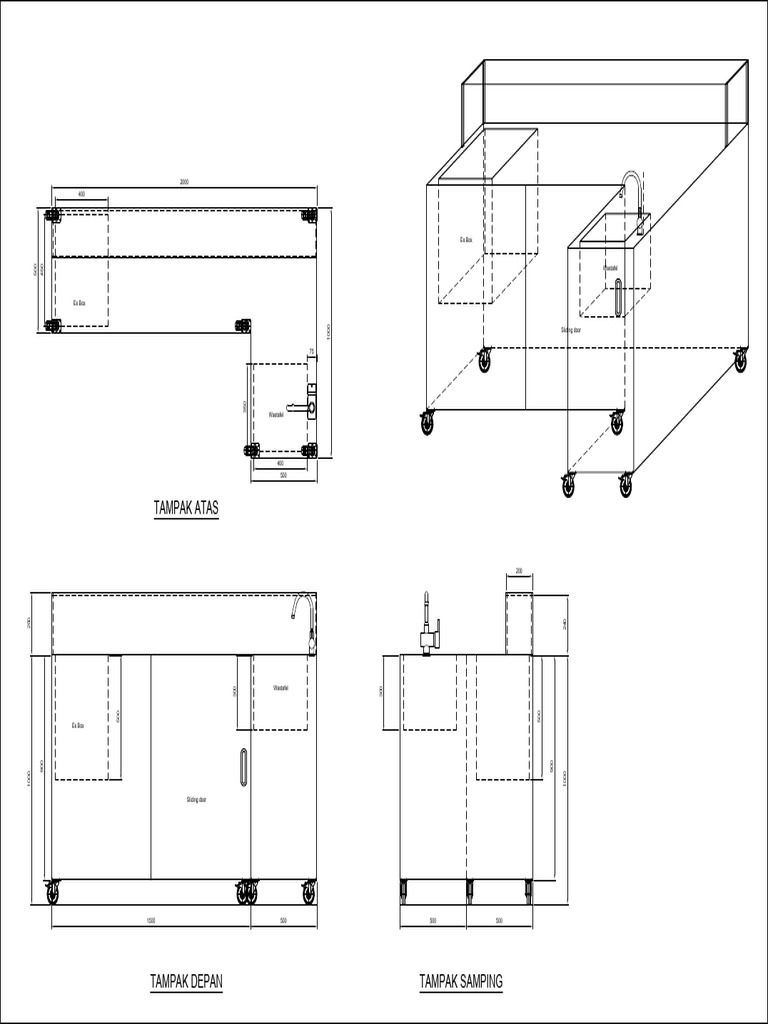 Meja Bar Coffee Rev.01 | PDF