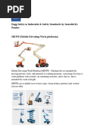 MEWP Wind Speed Safety Guidelines | PDF | Wind Speed | Wound