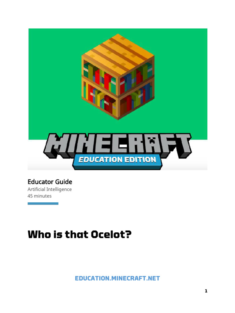 7968852519884040-Artificial Intelligence-1 - Who Is That Ocelot - EDU ...