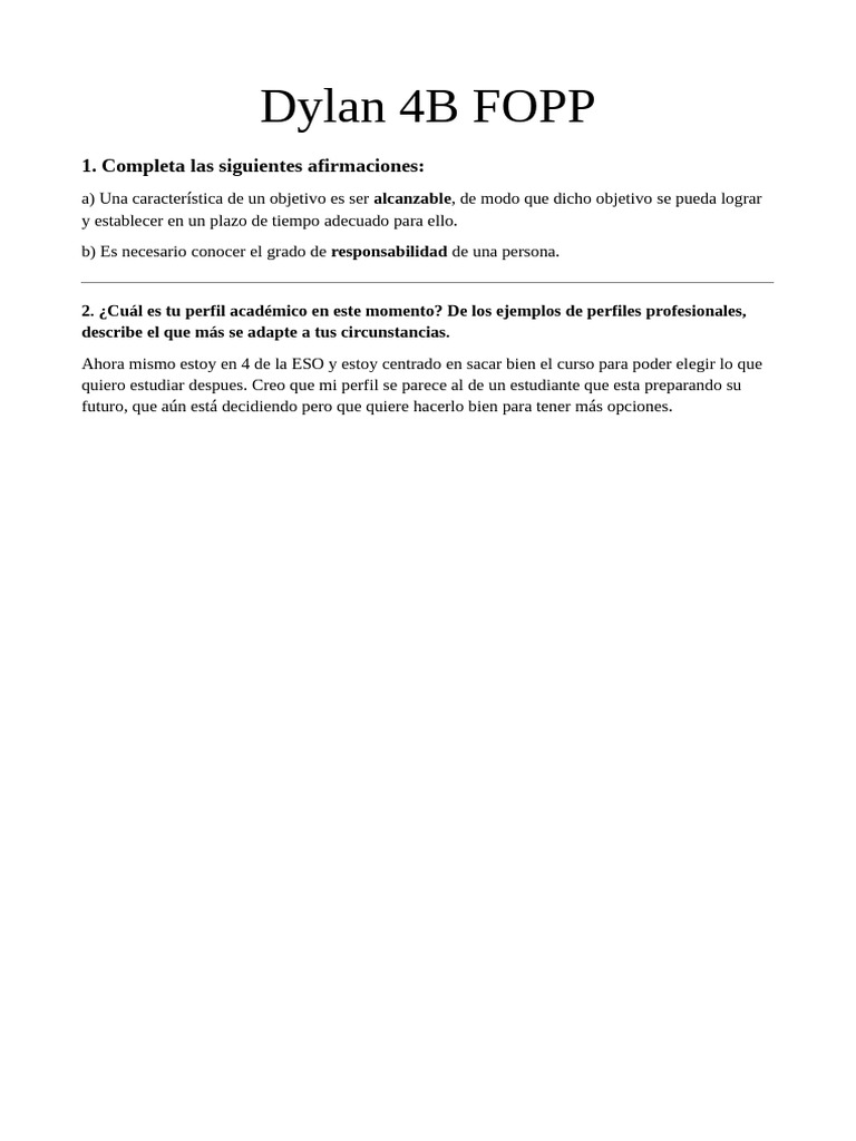 ACTIVIDAD FOPP DYLAN4B | PDF