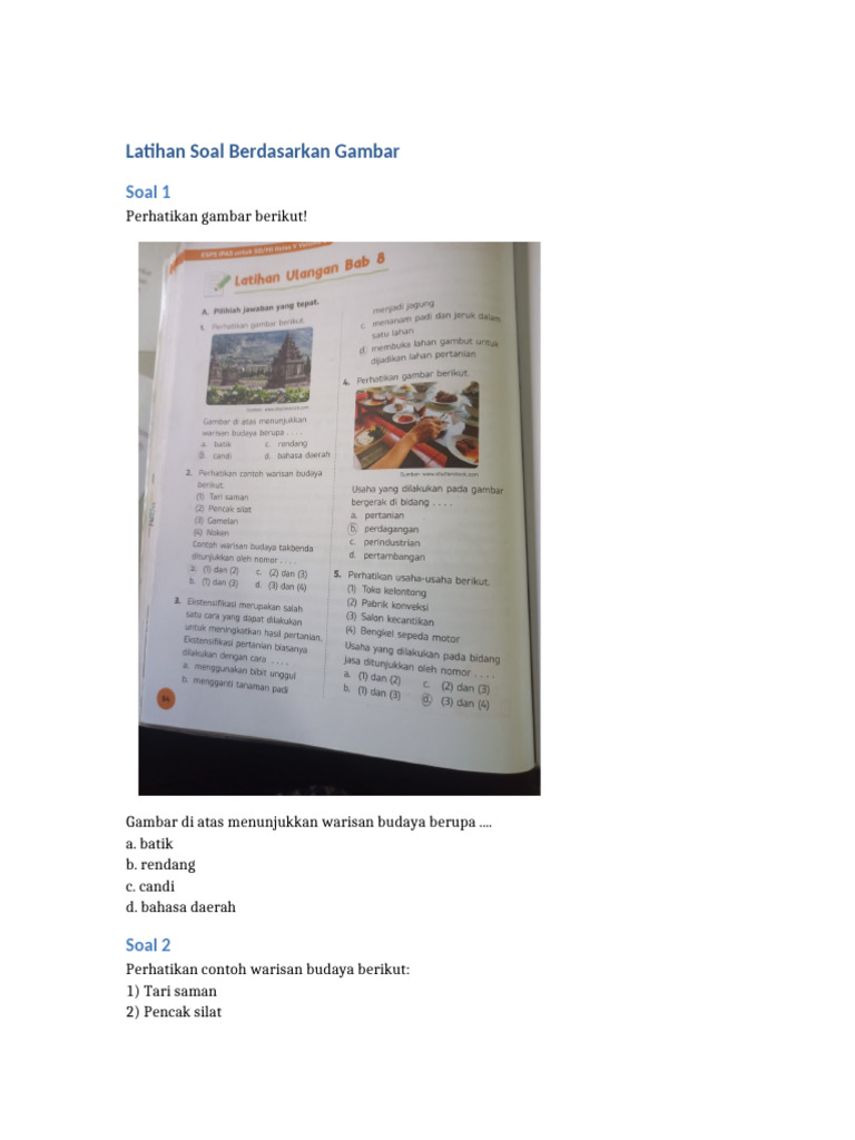 Latihan Soal Bab 8 | PDF