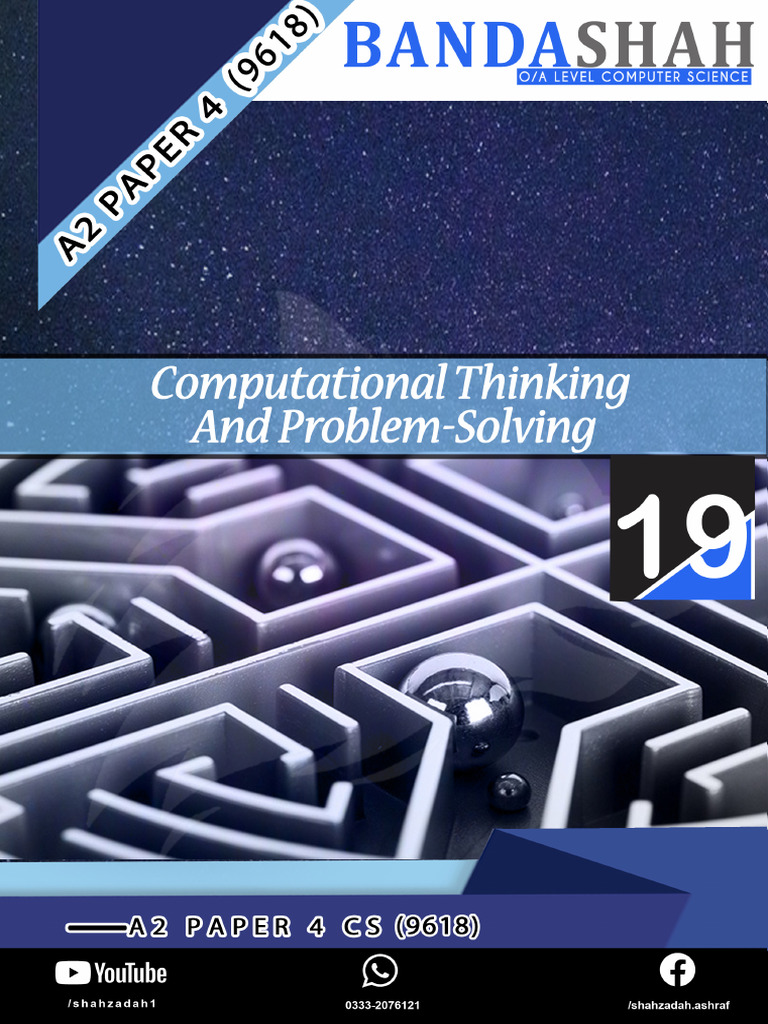 4.1 Computational Thinking & Problem Solving | PDF | Pointer (Computer Programming) | Queue ...