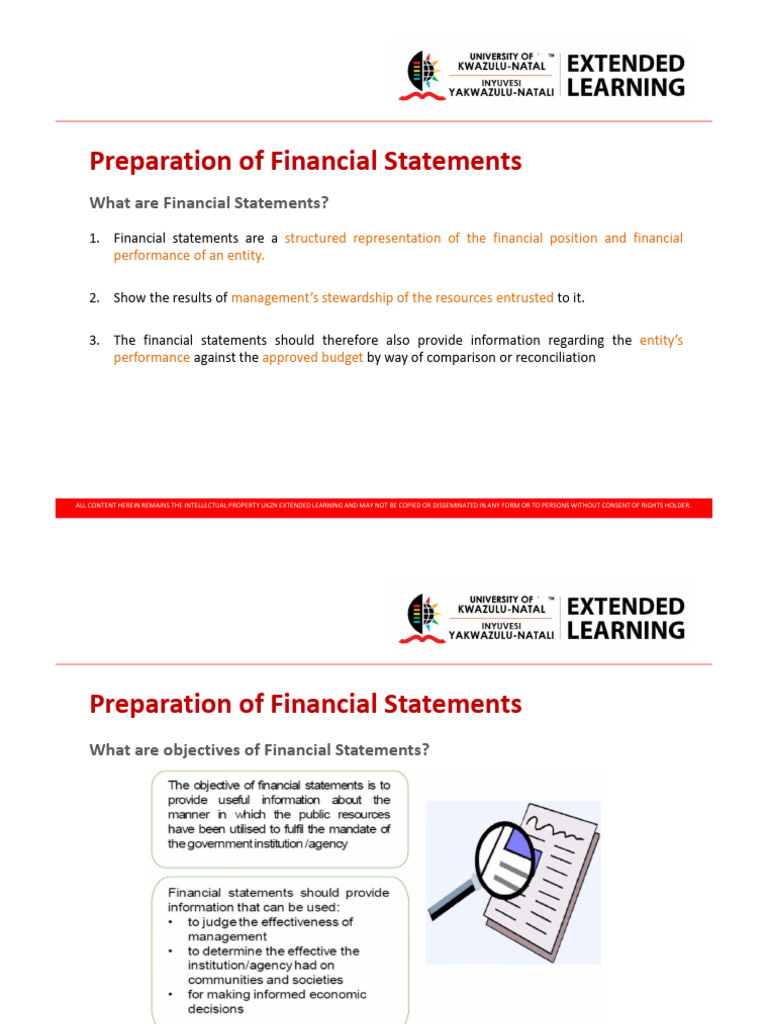 Understanding Financial Statement Preparation | PDF | Balance Sheet ...
