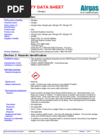 MSDS Un1002 Compressed Air | PDF | Safety | Occupational Safety And Health