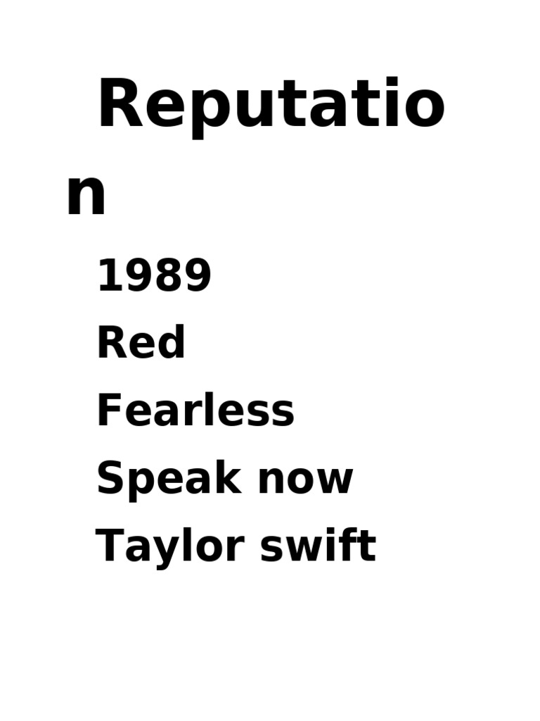 Taylor Swift | PDF